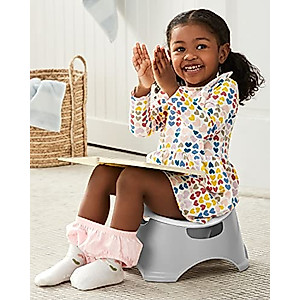 Skip Hop Potty Training, Easy Comfort Potty, Grey/White (Discontinued by Manufacturer)