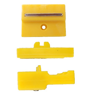 NXPOXS Magnetic Bit Holder Drill Bit Organizer Fit for Dewalt 20V Drills Screwdriver and Impacts Yellow 2pcs