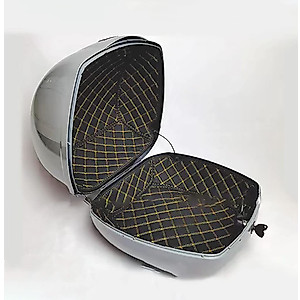 PRO-KODASKIN For Vespa GTS300 GTS 300 Rear Tail Box Pad Cargo Trunk Luggage Box Inner Container Tail Case Liner Sprint Primavera Storage Bag Protector (Upper+Bottom)