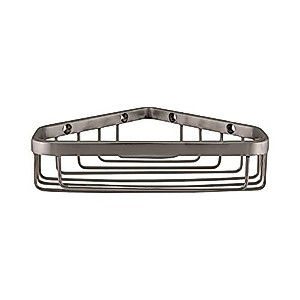 Design House Corner Shower Basket, 6-inch, Stainless Steel