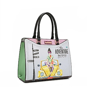 FUN BEGINS 3 PIECE SET (HANDBAG, CROSSBODY, WALLET)