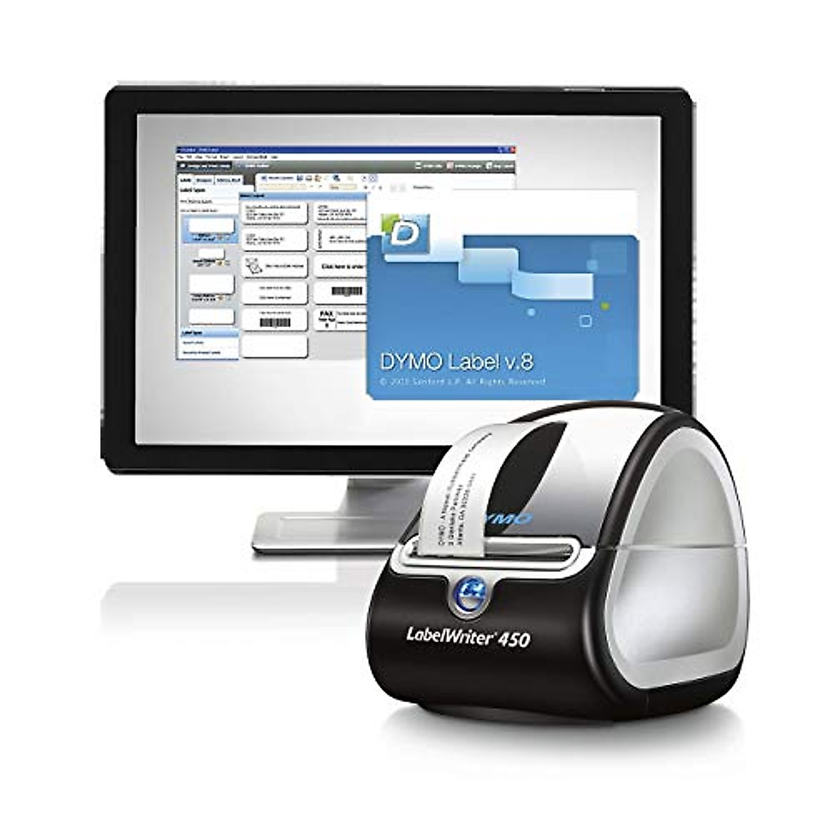 DYMO LabelWriter 450 Thermal Label Printer (1752264) (Renewed)