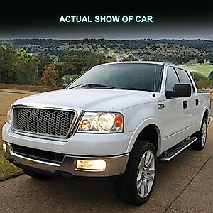 SCITOO Towing Mirror for 2004-2006 for Ford for F-150 Rear View Mirror Automotive Exterior Mirror with Power Heated Front LED Signals (Driver Side)