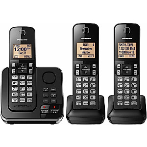 Panasonic KX-TG633SK 3 Handsets Panasonic Cordless Phone