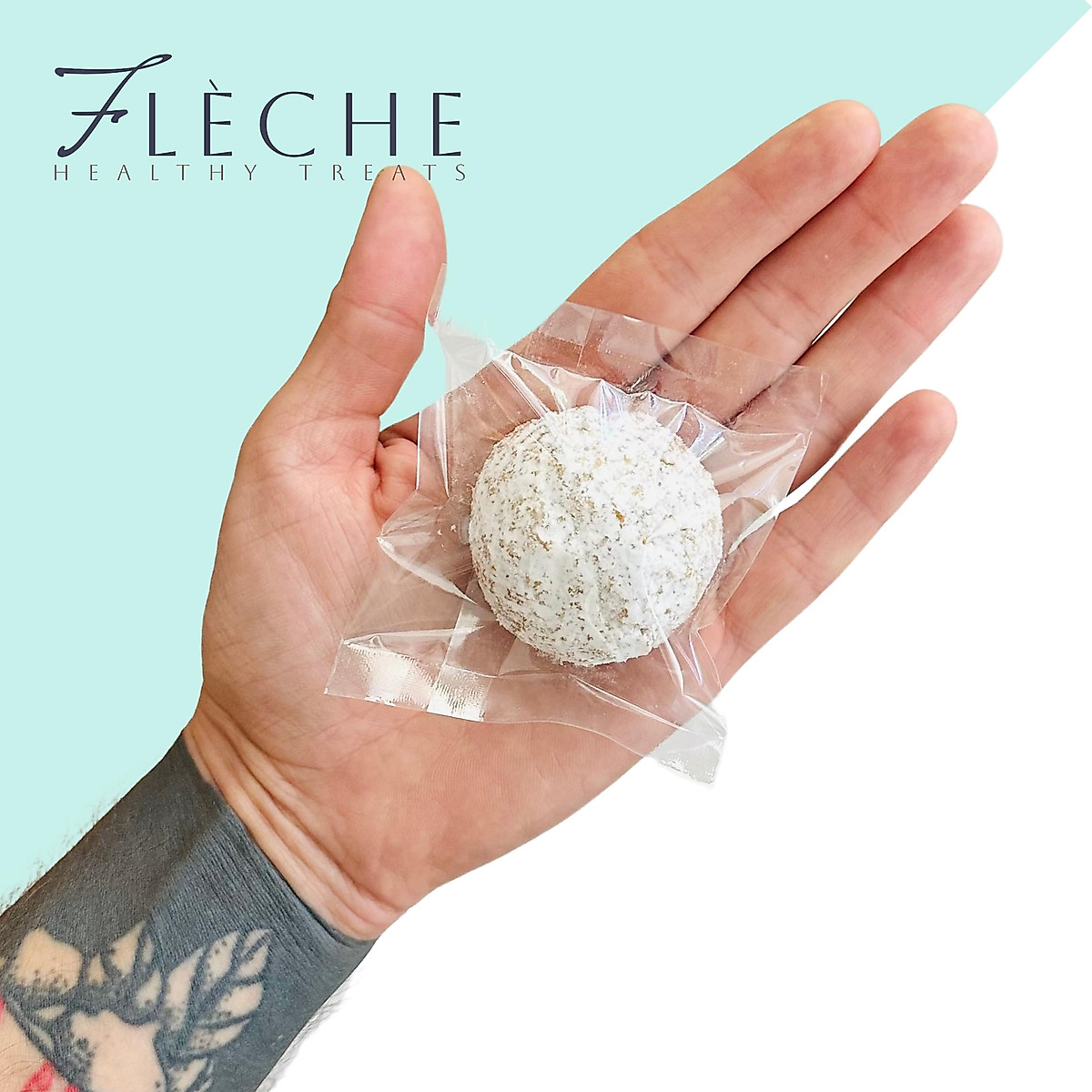 Lemon Cookies, Sugar Free, Low Fat, Gluten Free, Dairy Free, Flèche Healthy Treats, 4.85OZ (Pack of 1)