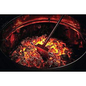 Napoleon Charcoal Rake and Tongs Charcoal BBQ Grill Accessory, Rake Charcoal, Lift Cooking Grids, Move Hot and Cold Charcoal And Ash Without Getting Dirty, Keep Hands Safely Away From Heat