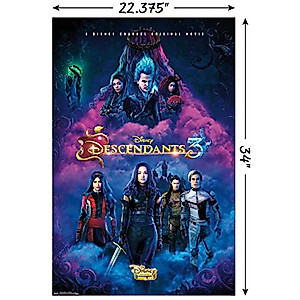 Trends International Disney Descendants 3 - One Sheet Wall Poster, 22.375" x 34", Unframed Version