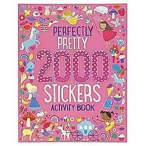 Totally Awesome 2000 Stickers: Perfectly Pretty Princess Activity and Sticker Book for Kids Ages 3-7 (Puzzles, Mazes, Coloring, Dot-to-Dot, And More!)
