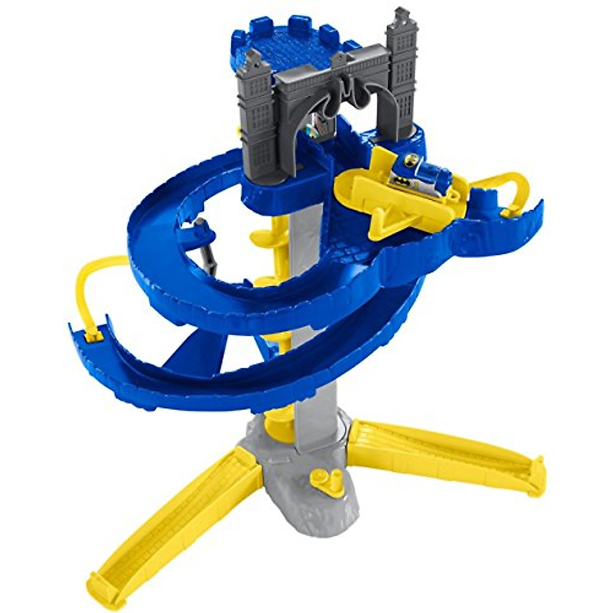 Thomas & Friends MINIS playset with Thomas as Batman and exclusive Bill as Clayface MINIS engines