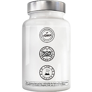 Amen Leaky Gut Supplements - Advanced Formula with Bioavailable L Glutamine, Zinc, Turmeric, Licorice Root - Bowel and Stomach Probiotics & Fermented Prebiotics - Vegan, Non-GMO - 90 Capsules