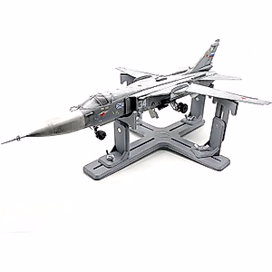 Stand for Model Airplanes for Display Making and Painting,Model Building Berth jig,Tray for Part of 1/72, 1/48(Grey+Swivel Base)