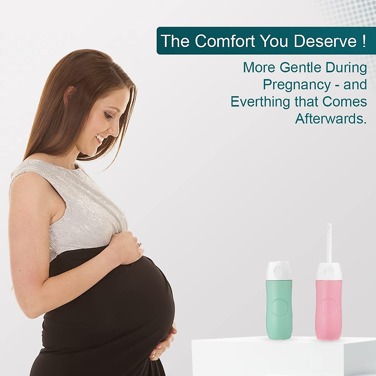 ALTON SHR20265, Non-Electric Toilet Portable Bidet, Retractable Travel Bidet, Green, 400ML