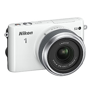 Nikon 1 S2 Digital Camera with 1 NIKKOR 11-27.5mm f/3.5-5.6 Lens (White)