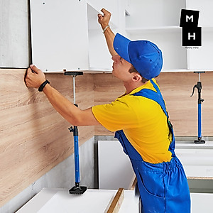 Merchy Hero 2Pcs Set Multifunctional Extension Pole Third Hand Tool with Adjustable Length Non-Slip Pads and Comfortable Foam Grip Rotating Head Supports Up to 66lbs