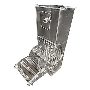 Birds LOVE Feeder, Bird Seed Saver, Don’t Waste Bird Cage Feeder for Small Birds, Finch Canary Parakeet Lovebird Conure Parrotlet