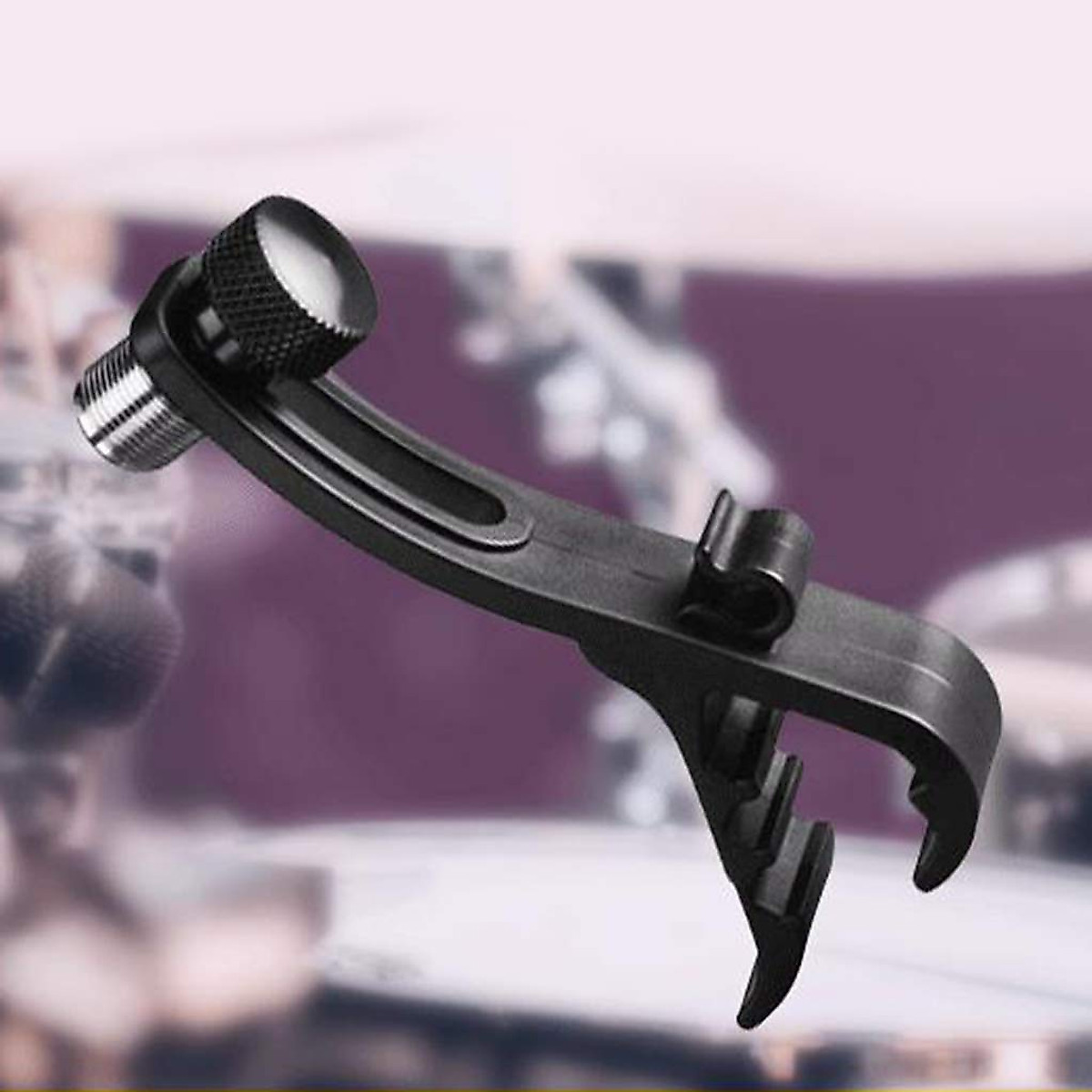 6PCS Adjustable Drum Clips Microphone Drum Rim Clamps Mount Mic Clip