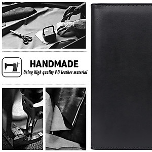 Toplive A5 Notebook Binder 6 Ring Refillable Binder, PU Leather Planner Binder Personal Budget Binder Organizer Cover with Magnetic Closure for A5 Filler Loose Leaf Paper, Matte Black