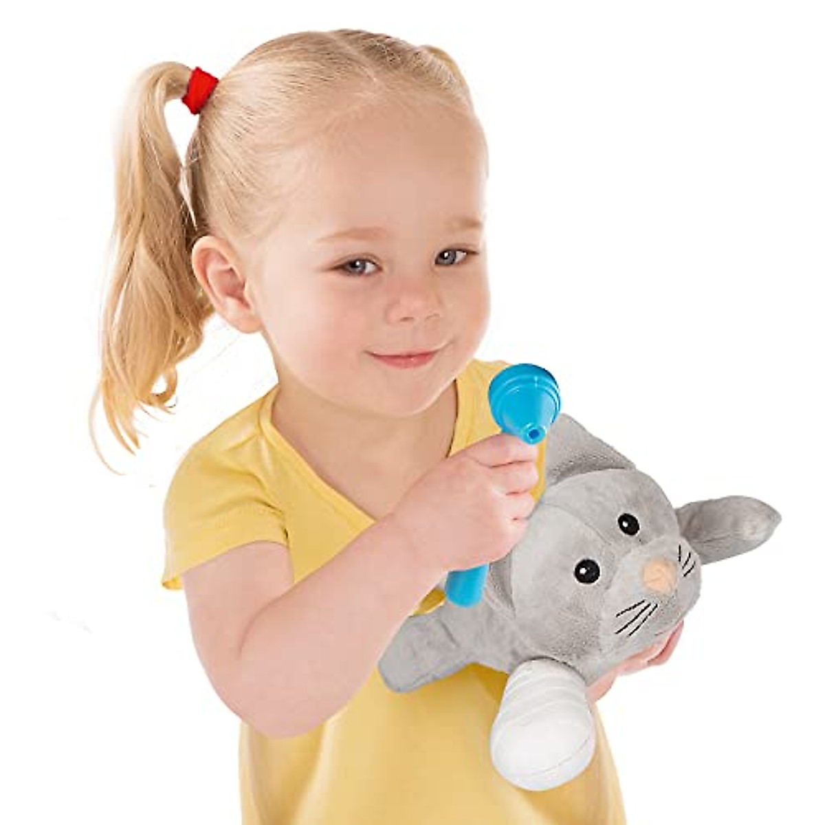 Melissa & Doug Examine and Treat Pet Vet Play Set (24 pcs) - Kids Veterinary Play Set, Veterinarian Kit For Kids, STEAM Toy, Pretend Play Doctor Set For Kids Ages 3+