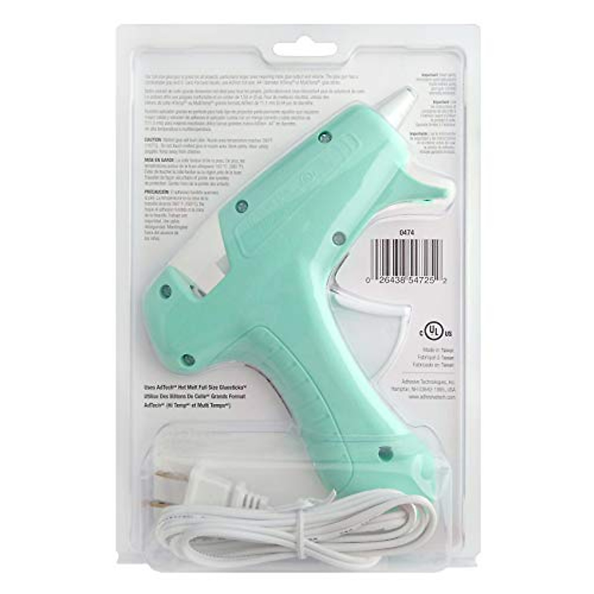 Ad-Tech 0474 Hi-Temp Hot Glue Gun, Full Size, Mint Color
