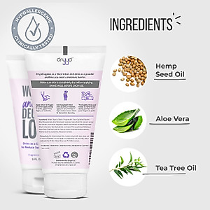 DRYYD Womens Deodorant Lotion For Anti Chafing, 5oz Tube, Talc Free Body Powder, No Talcum Powder, Feminine Hygiene, Sweat Itch Cream, Prevent Sweat On Breasts Inner Thighs and Butt, Gift For Women