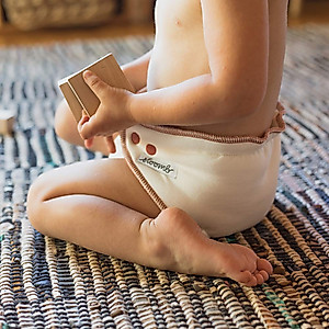 Sloomb Overnight Bamboo Fleece Fitted Diapers