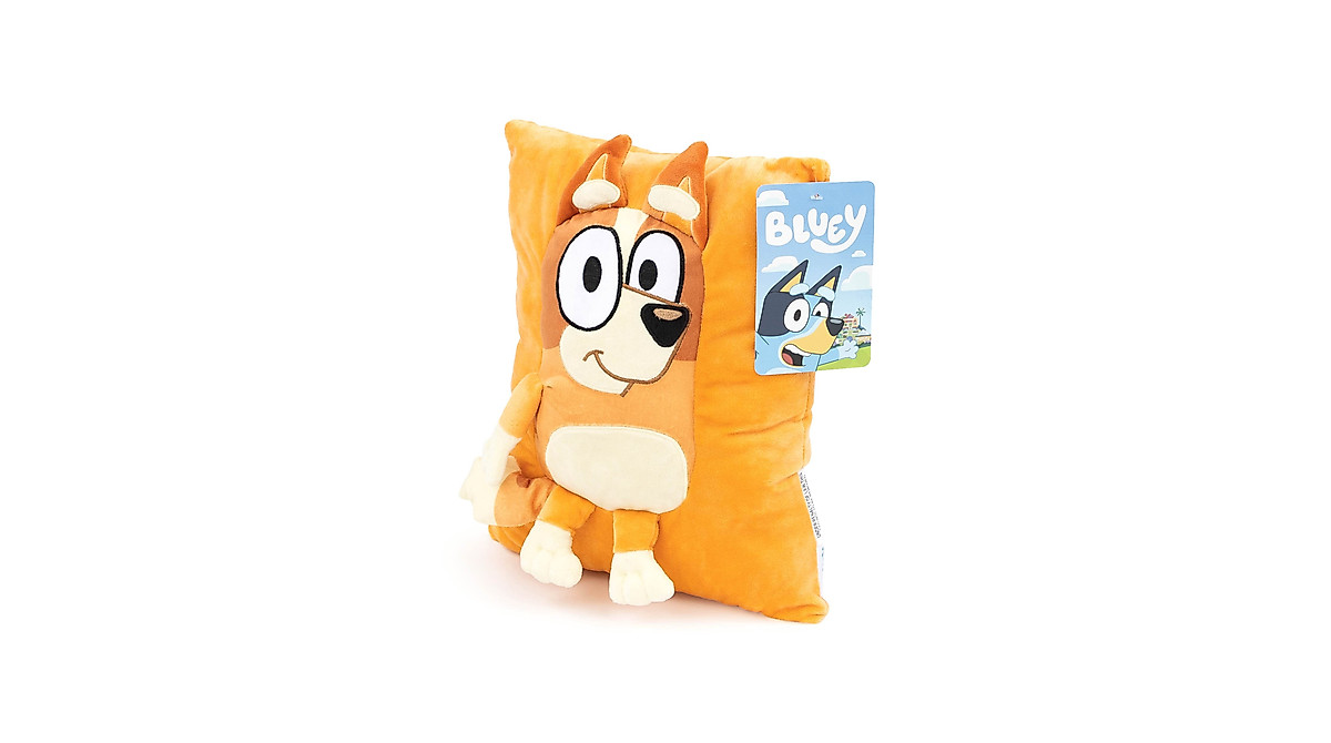 Bluey Bingo Snuggle Pillow – Soft Plush 13-Inch Decorative Pillow