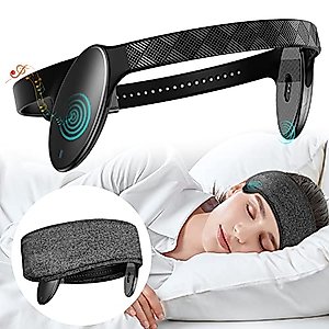 kurdene Wireless Sleep Headphones,Bluetooth 5.3 Sports Headphones,Sleeping Headband Headset Built-in Microphones with Stereo Sound Speakers