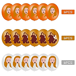 Gilmore Birthday Party Decoration, Include Birthday Banner, Cake Topper, Latex Balloons, Hanging Swirls for Gilmore TV Show Theme Kids Fans Birthday Party Supplies