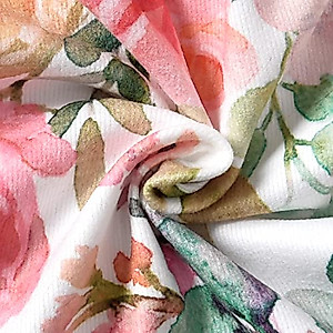 Aalizzwell Preemie Baby Girls Spring Summer Clothes Premature Floral Bodysuit Dress Outfit