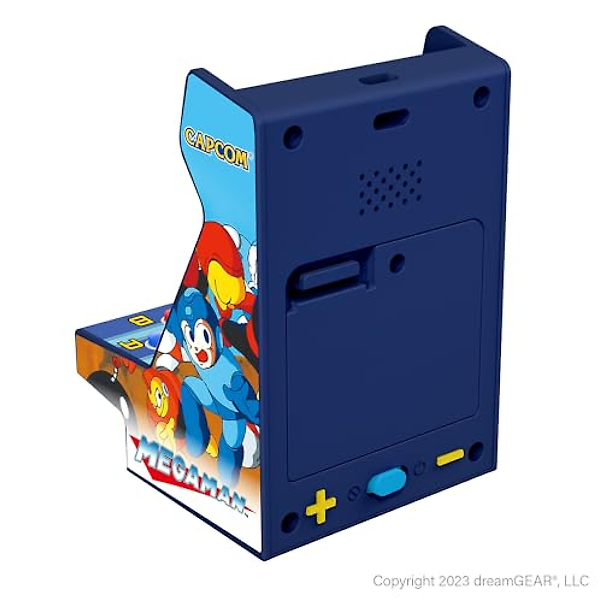MY ARCADE Mega-Man Pico Player: 3.7" Playable Portable Tiny Arcade Machine with 6 Retro Games, 2" Screen Color Display, Small