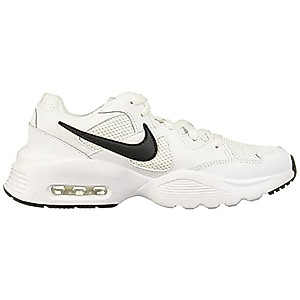 Nike Women's Air Max Fusion Sneaker White Black CJ1671-100 (White/Black, us_Footwear_Size_System, Adult, Women, Numeric, Medium, Numeric_9)