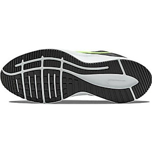 Nike Men's Quest 4 Platform Running Shoes, Black/Volt-Dk Smoke Grey, 10.5 M US