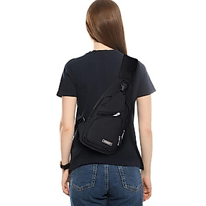 HERTL Waterproof Sling Bag With Card Bag Crossbody Bags for Women Trendy Crossbody Backpack for Men Women Sling Backpack Crossbody Sports Bag