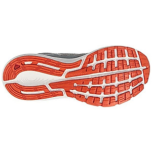 Salomon VECTUR Road Running Shoes for Men, Lead/White/Cherry Tomato, 7