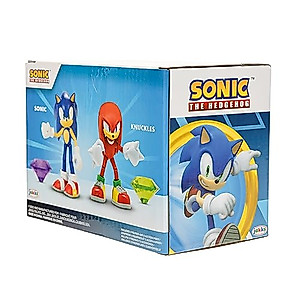 Sonic The Hedgehog Sonic 4" Figure 2 Pack Modern Sonic and Modern Knuckles