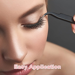 AHIER 50 Pairs Natural Look Taiwan Handmade Fake False Eyelashes Eye Lashes Classical Eyelashes