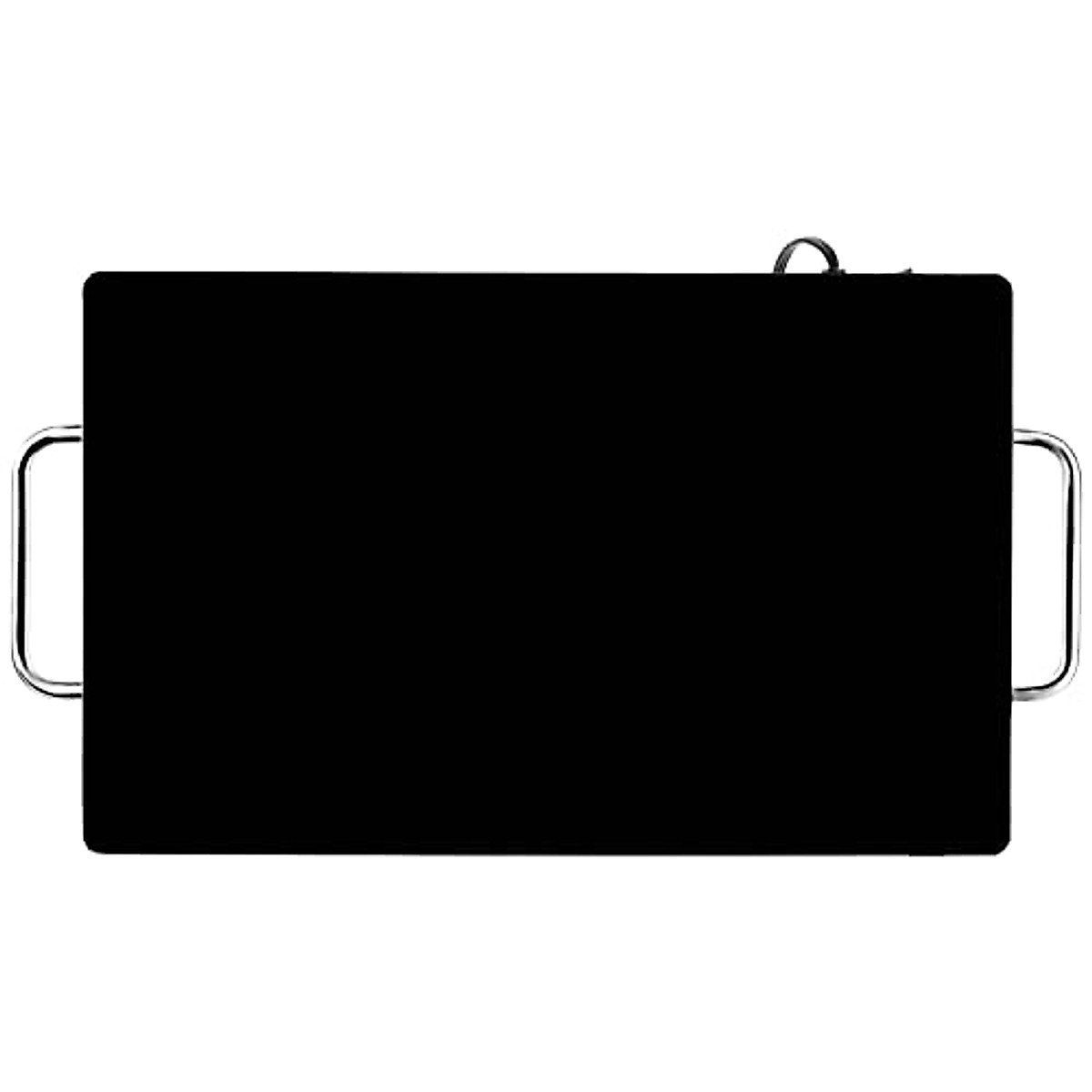 NutriChef Stainless Warming Hot Plate - Keep Food Warm w/ Portable Electric Food Tray Dish Warmer w/ Black Glass Top, For Restaurant, Parties, Buffet Serving, Table or Countertop Use - AZPKWTR45,White