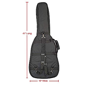 Performance Plus GB570 Deluxe Heavy Duty 600 Denier Nylon Dreadnought Guitar Bag