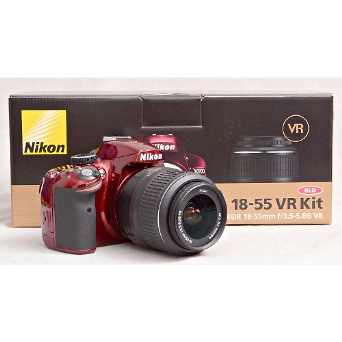 NIKON RED D3200 & 18-55mm VR+ Nikon 55-200mm VR kit + MORE!