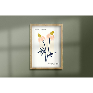 Flower Wall Art - Botanical Print Set of 8 - Abstract Canvas Floral Painting for Bedroom, Living (18×24inch-Unframed)