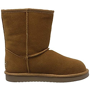 Koolaburra by UGG Girls' Victoria Short Fashion Boot, Chestnut, 04 Youth US Big Kid