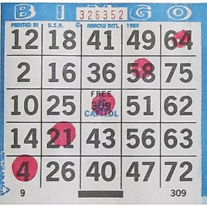 Dab-O-Ink Six Pack 1.5oz Mini Tip Assorted Bingo Dauber