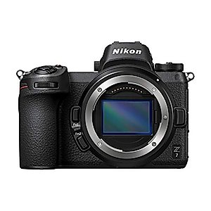 Nikon Z7 Full-Frame Mirrorless Interchangeable Lens Camera with 45.7MP Resolution, Body, Black, 1591