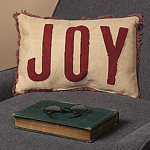 Primitives by Kathy Holiday Joy Cotton Throw Pillow