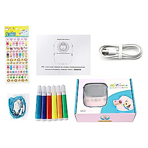 Lincom Tech Instant Print Camera Kids - Kids Digital Print Camera 18MP 1080P HD Video Recorder Zero Ink Portable Cameras Creative Print Toddler Camera Toys Gifts 3-12 Years Old Boys and Girls (Pink)