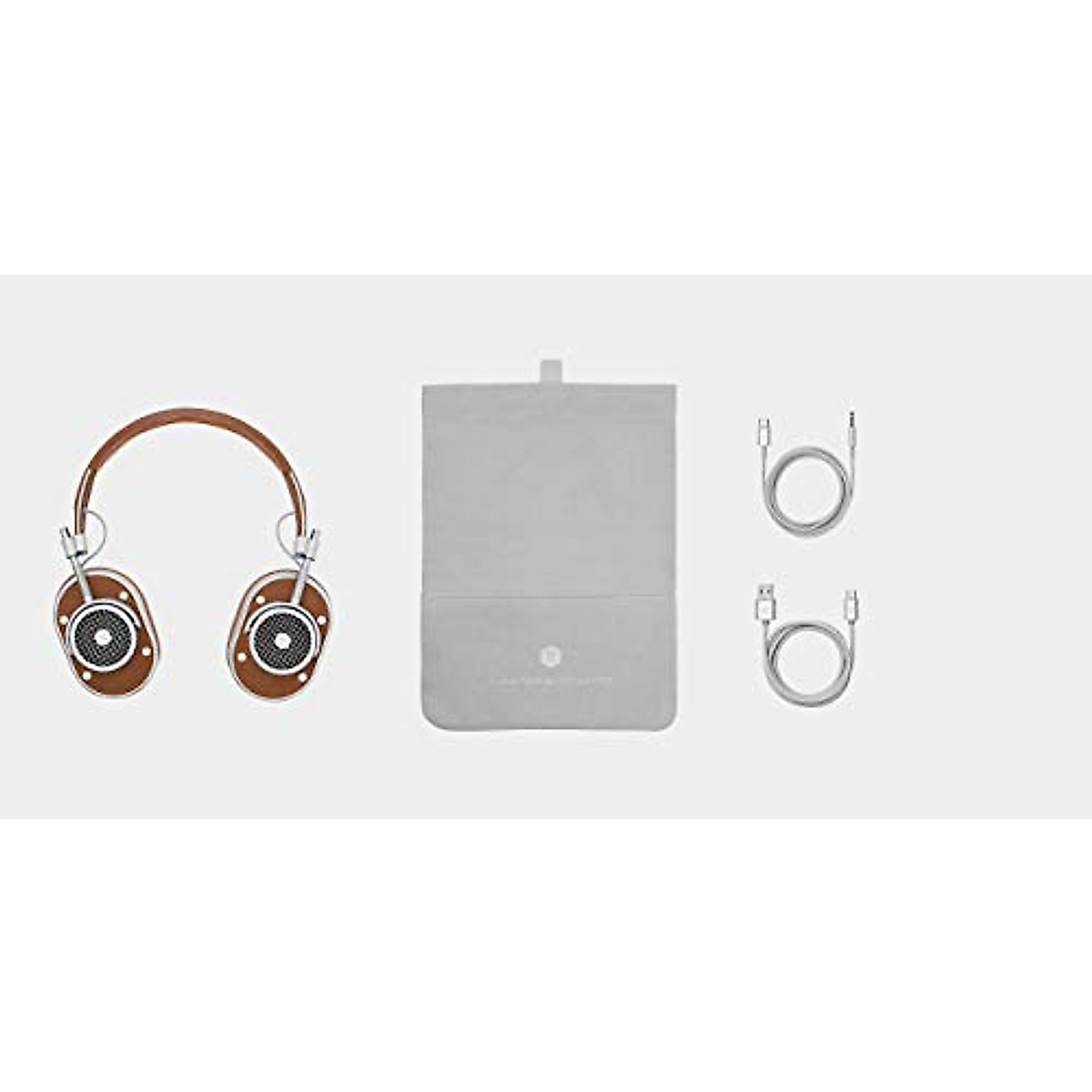 MASTER & DYNAMIC MH40 Wireless Over Ear Headphones - Noise Isolating with Mic - Professional Studio Headphones with Bluetooth Capability