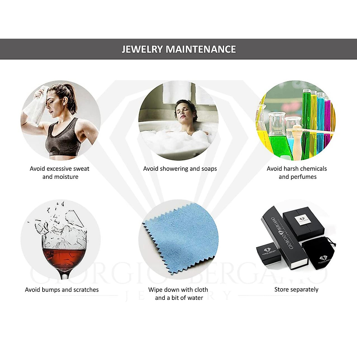 Giorgio Bergamo 925 Italian Sterling Silver 2.5mm Solid Franco Chain, Rhodium Plated Square Box Link Necklace, (20)