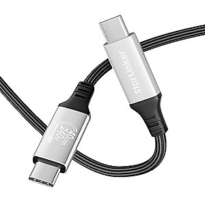 StarLinker USB4 Cable 9.8ft (3m), Supports Thunderbolt 4, 8K HD Display, 40Gbps Data Transfer, 240W Charging USB C to USB C Cable, for Type-C Laptop, Hub, Docking, and More (9.8Ft)
