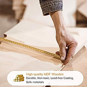 TLGREEN Kids Kitchen Step Stool, Wooden Toddler Tower Kitchen Helper, Toddler Step Stool, Montessori Learning Tower with Support Handles and Non-Slip Mat for Kitchen, Bedroom, White