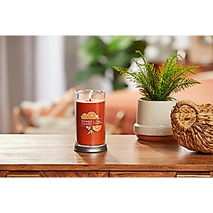 Yankee Candle Honey Clementine Signature Medium Pillar Candle, 14.25oz